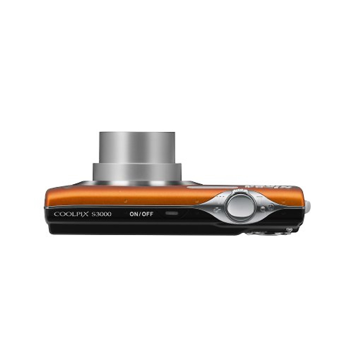 Nikon Coolpix S3000 12 MP Digital Camera with 4x Optical Vibration Reduction (VR) Zoom and 2.7-Inch LCD (Orange)