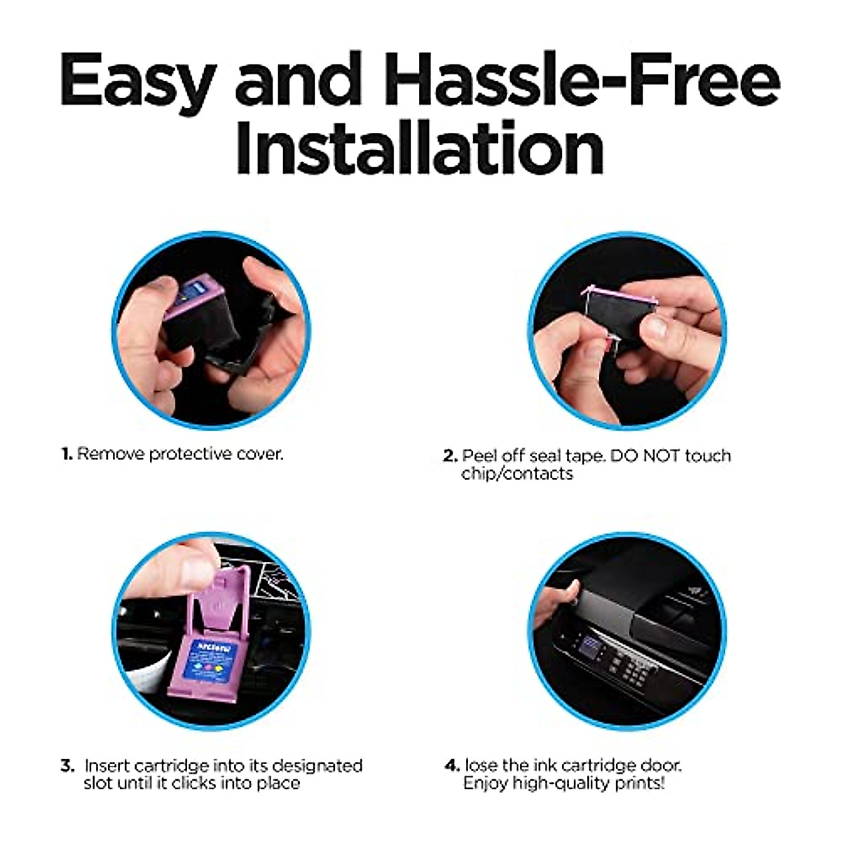 SPEEDYINKS Remanufactured Ink CartridgeCompatible Replacements for HP 45 & HP 78 (1 Black, 1 Color, 2-Packs) for DeskJet 990cxi 990cse 995 995C 995ck | Fax 1220 1220xi | OfficeJet G55 G55xi G85 G85xi