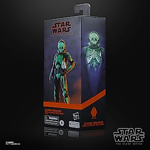 STAR WARS The Black Series Clone Trooper (Halloween Edition) and PORG Toys, 6-Inch-Scale Holiday-Themed Collectible Figures, Ages 4 and Up