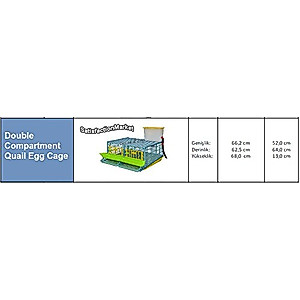 Quail Cage Two Compartment, The Patented Design, First in The World, Professional Quail Egg cage