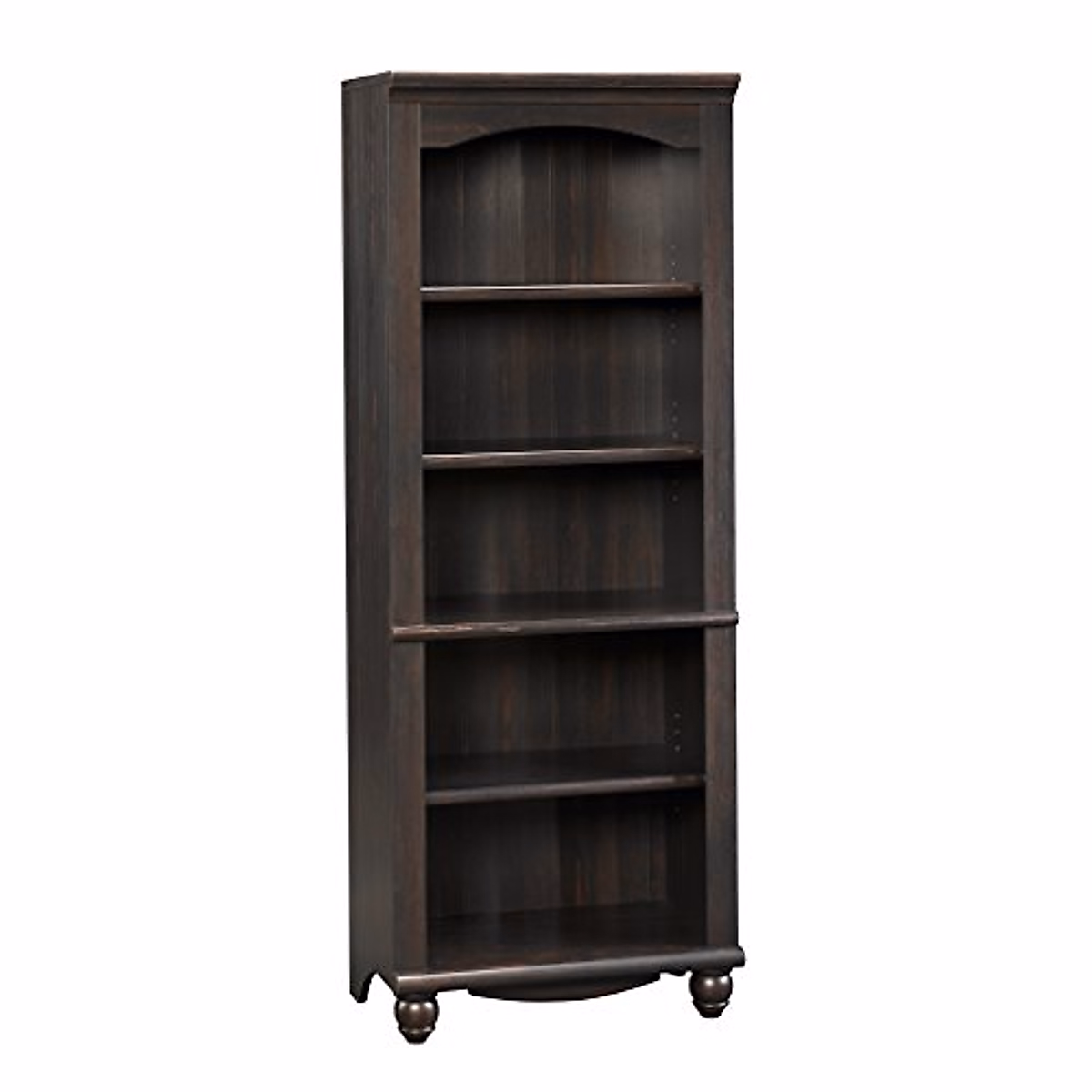 Sauder Harbor View Library, Antiqued White finish