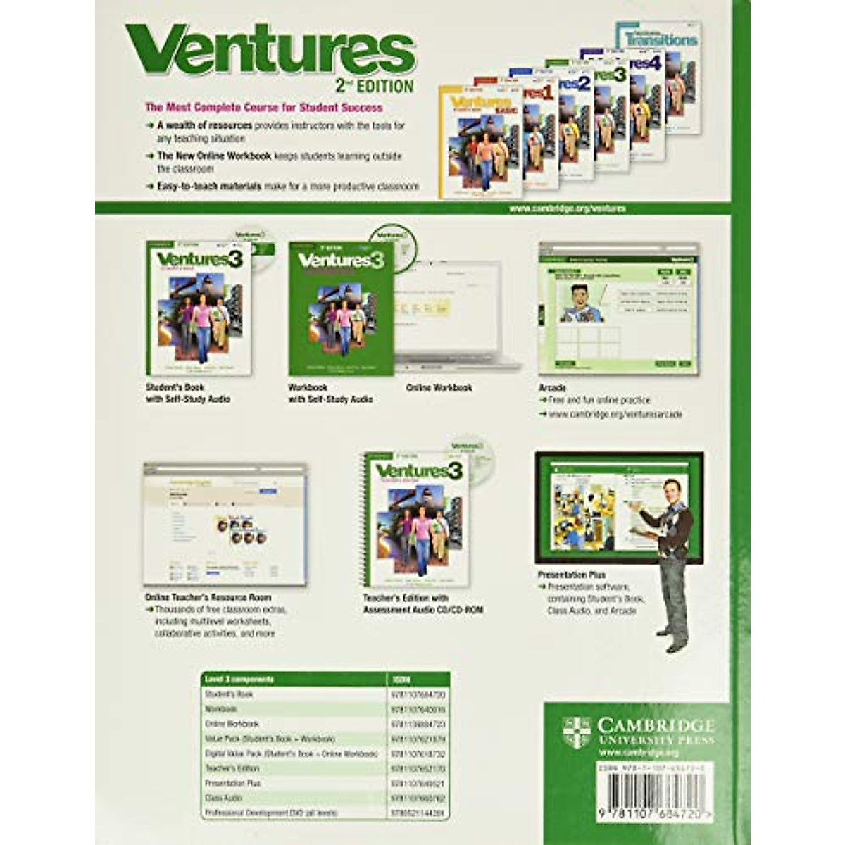 Ventures Level 3 Student's Book with Audio CD
