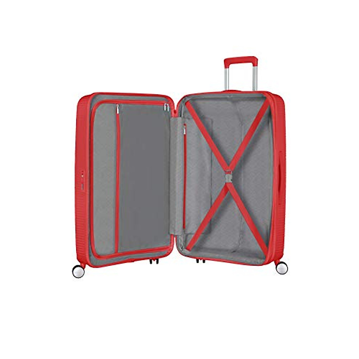 American Tourister Hand Luggage, Red (Coral Red), Large (77 cm-110 Litre)
