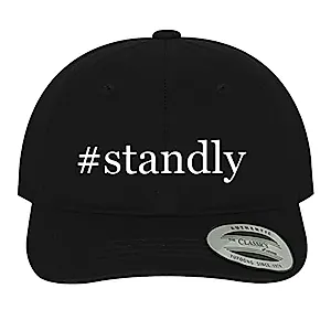 #standly - Soft Hashtag Dad Hat Baseball Cap, Black, One Size