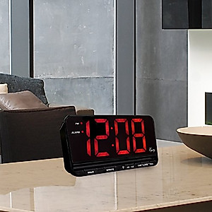 Equity 30401 3" Red LED Electric Alarm Clock, X-Large