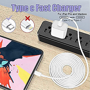iPhone 15 Charger Fast Charging 10 FT ,20W Type C Charger with USB C to C Cable Compatible with iPhone 15/15 Plus/15 Pro/15 Pro Max,iPad Pro 12.9/11 inch 2022/2020/2018,iPad Air 5th/4th Gen/Mini 6th