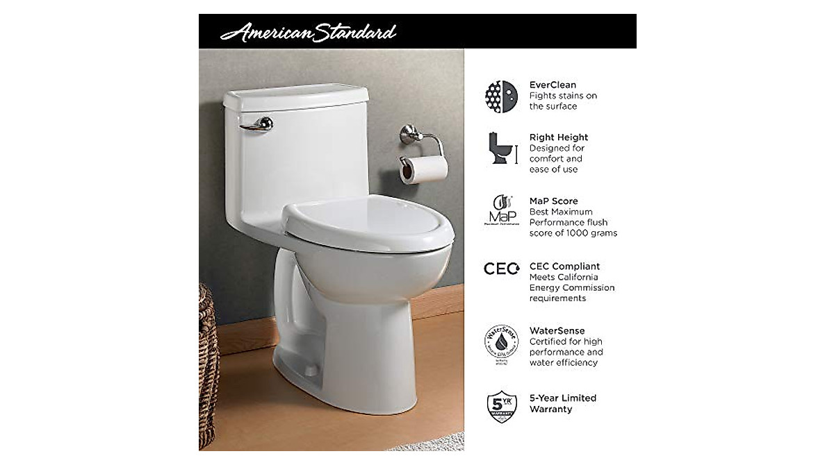 American Standard Compact Cadet 3 Toilet | Space-Saving & Eco-Friendly