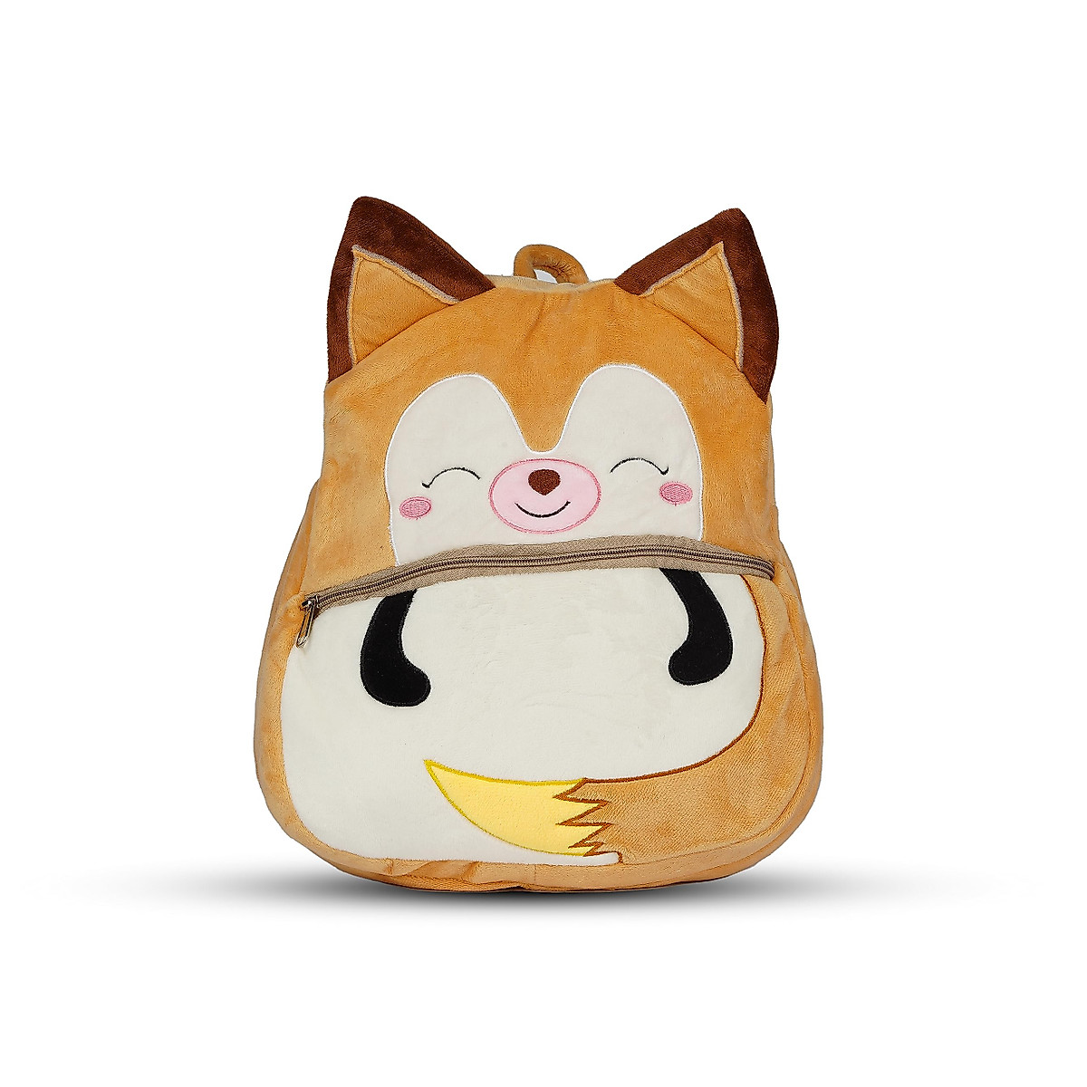 PLUSHIFY Fox Toddler Backpack - 13 Inch Yellow Backpack for Boys and Girls, Ages 3 and Up - Adorable and Practical Companion for Little Explorers. (Fox)