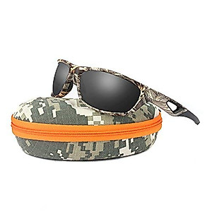 JIANGTUN Camo Polarized Sunglasses for Men and Women
