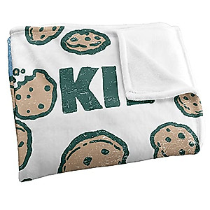 Sesame Street Cookie Crumble Silky Touch Super Soft Throw Blanket 36" x 58"