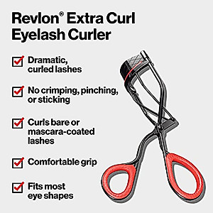 Revlon Eyelash Curler, Precision Curl Control for All Eye Shapes, Lifts & Defines, Easy to Use (Pack of 1)