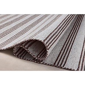 Loloi Magnolia Home by Joanna Gaines x Charlie Silver/Bark 5'-0" x 7'-6" Area Rug