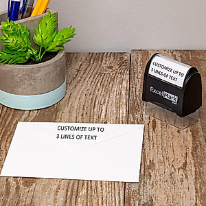 ExcelMark High Definition Personalized Rubber Stamp
