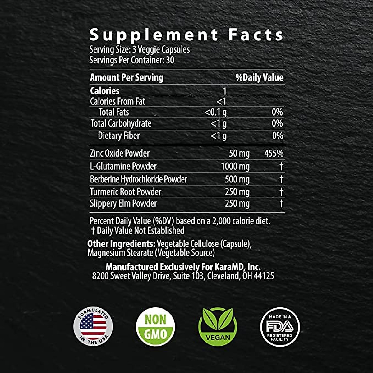 KaraMD Vital Restore | Natural Leaky Gut & Digestive Health Supplement | Repair Leaky Gut | Total Restore of Healthy Enzymes, Energy & Gut Lining | Non-GMO, Gluten Free & Vegan Friendly (30 Servings)