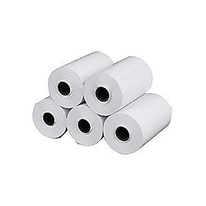 KASCLINO Thermal Paper for Mini Thermal Printer, 5 Rolls Wireless Pocket Label Printer Paer Receipt Printer Paper, for Printing Mobile Phone Pictures/Photos/Receipts/Notes/Lists/Label/Memo/QR Codes