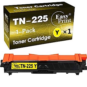 EASYPRINT (1-Yellow Pack) Compatible TN-225 TN225 Toner Cartridge Used for Brother HL-3140CW 3142CW 3150CDW 3152CDW 3170CDW 3180CDW MFC-9130CW 9340CDW DCP-9022CDW Printers