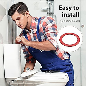 Flush Valve Seal for Kohler, 3-Pack Upgraded Silicone Material Canister Flush Valve Toilet Gasket Replacement Parts for K-GP1059291, Easy to Install and Uninstall