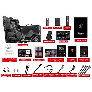 MSI MEG Z690 Unify-X Gaming Motherboard (ATX, 12th Gen Intel Core, LGA 1700 Socket, DDR5, PCIe 5, Dual 2.5G LAN, M.2 Slots, Wi-Fi 6E)