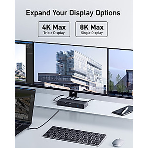 Anker USB-C to Lightning Cable, Anker 541 Bio-Nylon Cable (6ft), MFi Certified, Bio-Based Fast Charging Cable & Anker 568 USB-C Docking Station (11-in-1, USB4)