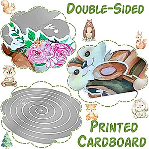 Woodland Party Decorations 20pcs Woodland Animals Hanging Swirls Forest Animals Foil Ceiling Decorations for Woodland Theme Birthday Party Baby Shower Supplies