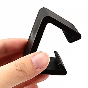 TAICHEUT 30 PCS Outdoor Furniture Clips, Patio Furniture Fasteners Outdoor Furniture Clips Wicker for Home, Patio and Outdoor Furniture, Black