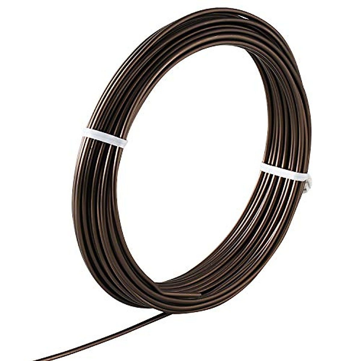 Hanafubuki Wazakura Japanese Bonsai Training Wire 1.0mm, Brown Anodized Coating Aluminum Made in Japan - 150g (229 feet) 1.0mm