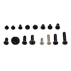 OPYTR Screw Anchors 320PC Laptop Computer Notebook Screws Kit Assemble Fastening Flat Head Black Repair Tool Use Anchors