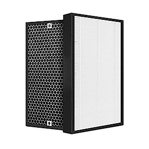 FY1410/FY1413 Filter, OUNEDA True HEPA Filter and Activated Carbon Filter 1 Set, Compatible with Philips Air Purifier AC1215/1213/1212/1216