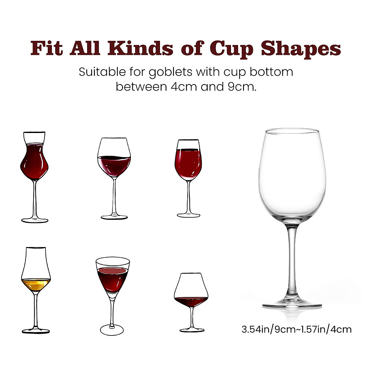 Nuovoware Hanging Stemware Holder, Wine Glass Holder Hanging Wine Glass Holder with 4 Rails for Under Shelf Glass Cabinet Hanging Chrome Kitchen Bar - Gold