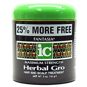 Fantasia Maximum Strength Herbal Gro Hair And Scalp Treatment, 5 oz (Pack of 4)