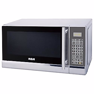RCA RMW741 0.7 Cubic Foot Microwave, Stainless Steel Design, Silver