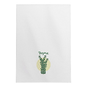 Farmhouse Kitchen Decor Thyme Popular Cooking Herbs and Spices 2 Pack Kitchen Tea Towels Thyme
