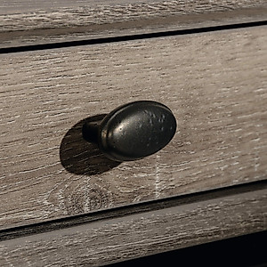 Sauder Canal Street L-Desk, in Northern Oak finish