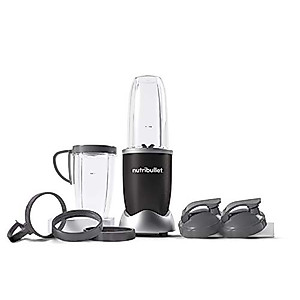NutriBullet NB9-1301K Pro 13 Pcs Onyx Black, 900W & nutribullet Pro Deluxe Upgrade