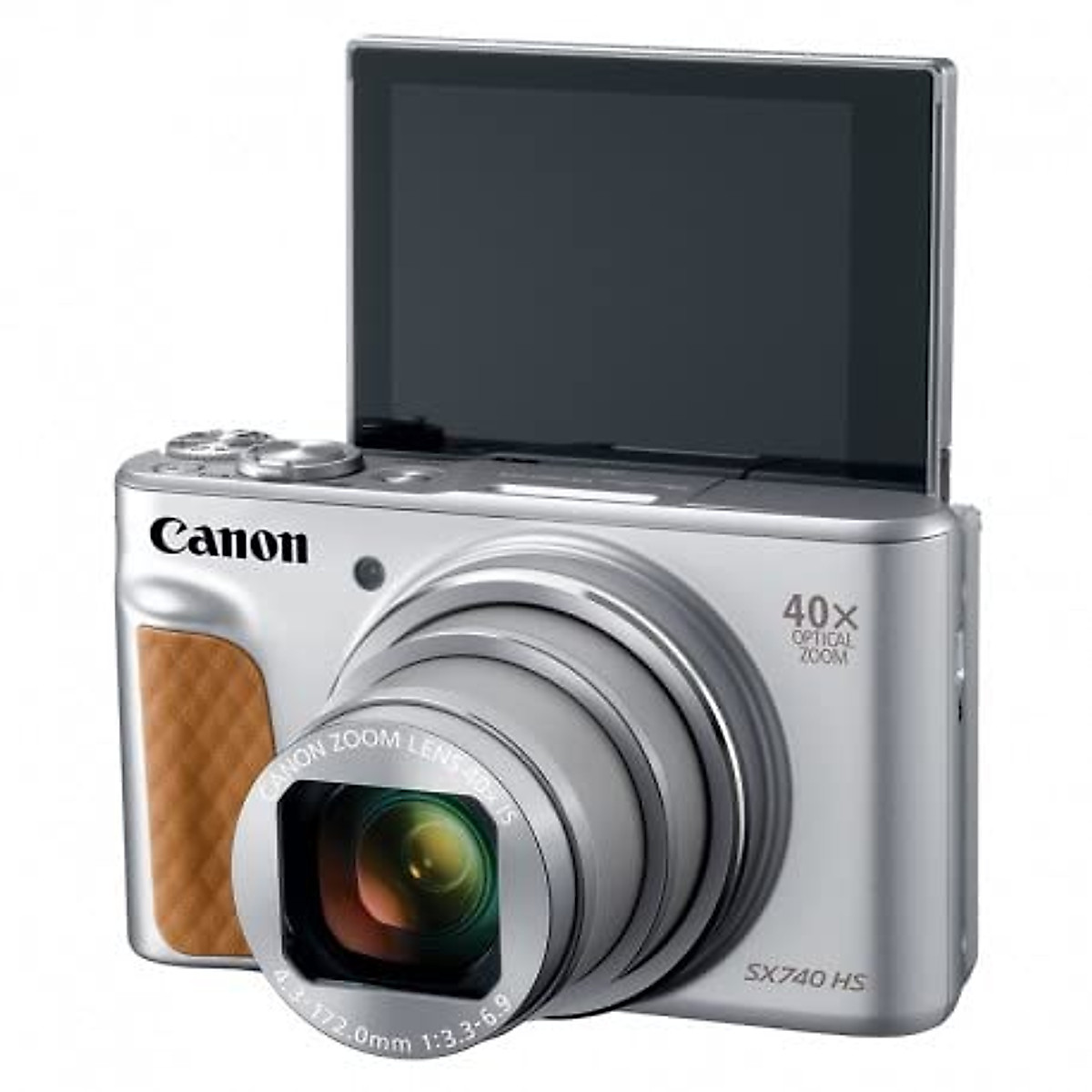 Canon PowerShot SX740 HS 1/2.3" Compact Camera 20.3 MP, Silver (International Model)