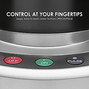 Waring Commercial Sealed Batch Bowl/Continuous Dicing Food Processor with LiquiLock Seal System, 4-Quart