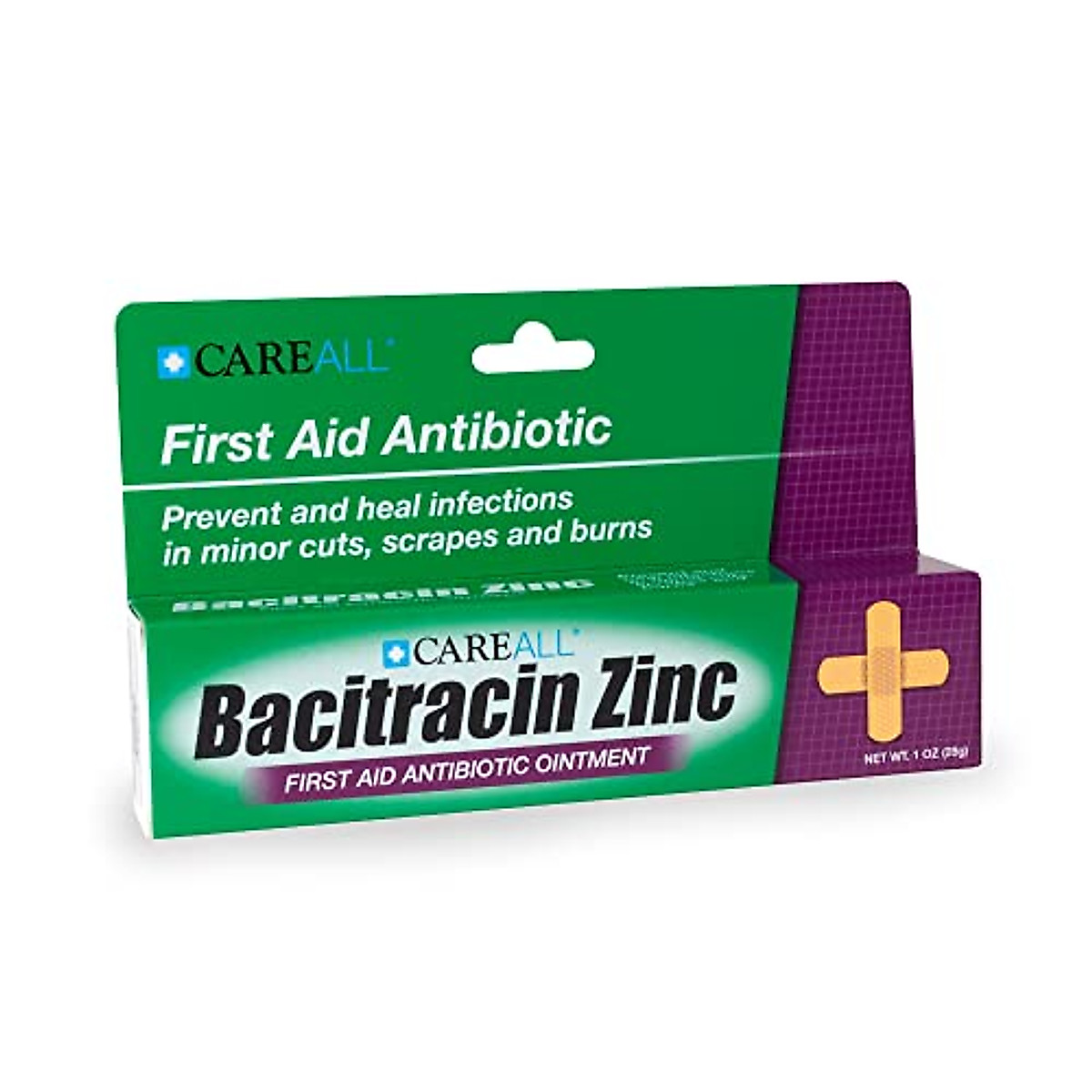 (3 Pack) CareALL 1oz Bacitracin Antibiotic Zinc Ointment. First Aid Ointment to Prevent and heal infections for Minor cuts, scrapes and Burns.