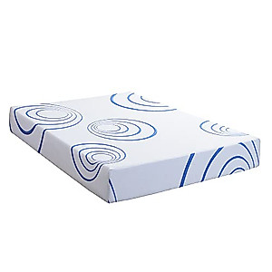 Vyfipt Twin Size Memory Foam Mattress 8 Inch Bed in a Box Bamboo Charcoal Infused Gel Foam Cooling Medium Firm Mattress - Breathable - No Box Spring Needed – Twin,8 Inch