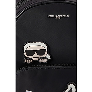 Karl Lagerfeld Paris Khloe Backpack Black Patch One Size