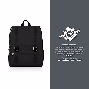 PICNIC TIME ONIVA - a Brand - OTG Traverse Backpack Cooler, Soft Cooler Backpack, Hiking Backpack, (Black)