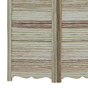 HOMCOM 4-Panel Folding Room Divider with Blackboard, 5.5 Ft Tall Freestanding Privacy Screen Panels for Bedroom or Office, White