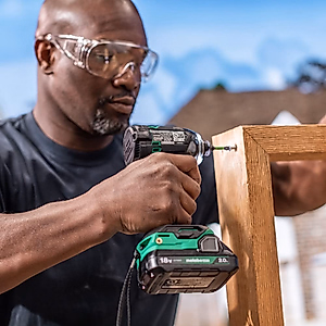 Metabo HPT 18V MultiVolt™ Cordless Triple Hammer BOLT Impact Driver | 1/4-Inch Hex | Tool Only - No Battery | WH18DCQ4