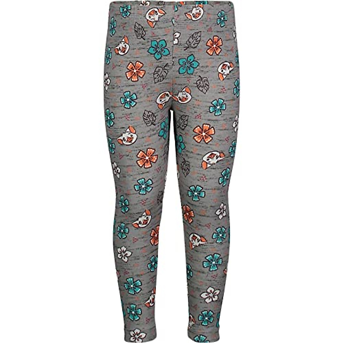 Disney Moana Toddler Girls' Fleece Hoodie and Leggings Clothing Set (White, 7/8)
