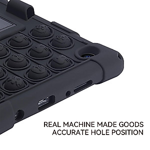 HminSen for TCL TAB 8 WiFi 9132X/for TCL TAB 8 LE 9137W Tablet Case, Kids Friendly Built in Stand Shoulder Strap Cover for TCL TAB 8 Plus 9138S/TCL Tab 8 LE/Tab 8 WiFi/Tab 8V Tablet (R-Blue)