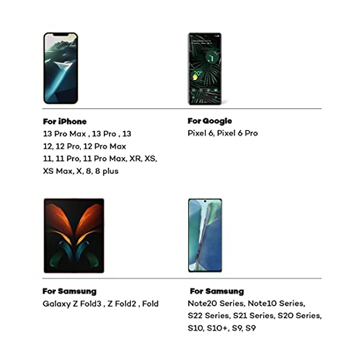 Gaze Wide H Wireless Car Charger for Galaxy Z Fold 3, Fold 4, iPhone 13 Pro Max, Landscape Smartphone Mount, 15W Qi Fast Charging, Dashboard Air Vent Mount