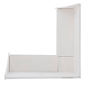 Linon Harris White Corner Breakfast Nook - Nook Only, Table is NOT included!