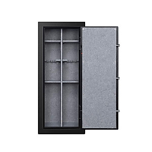 Fortress 24 Gun Fire Safe with E-Lock, Black