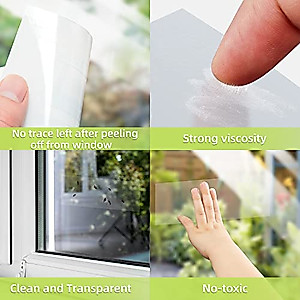 Kensizer 30-Pack Window Fly Traps for Indoors, Fly Paper Sticky Strips, Fly Catcher Clear Windows Trap for Home, House Fly Killer Lady Bug Traps