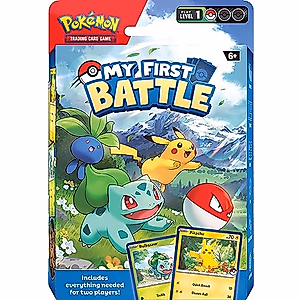 Pokémon TCG: My First Battle—Pikachu and Bulbasaur (2 Ready-to-Play Mini Decks & Accessories)