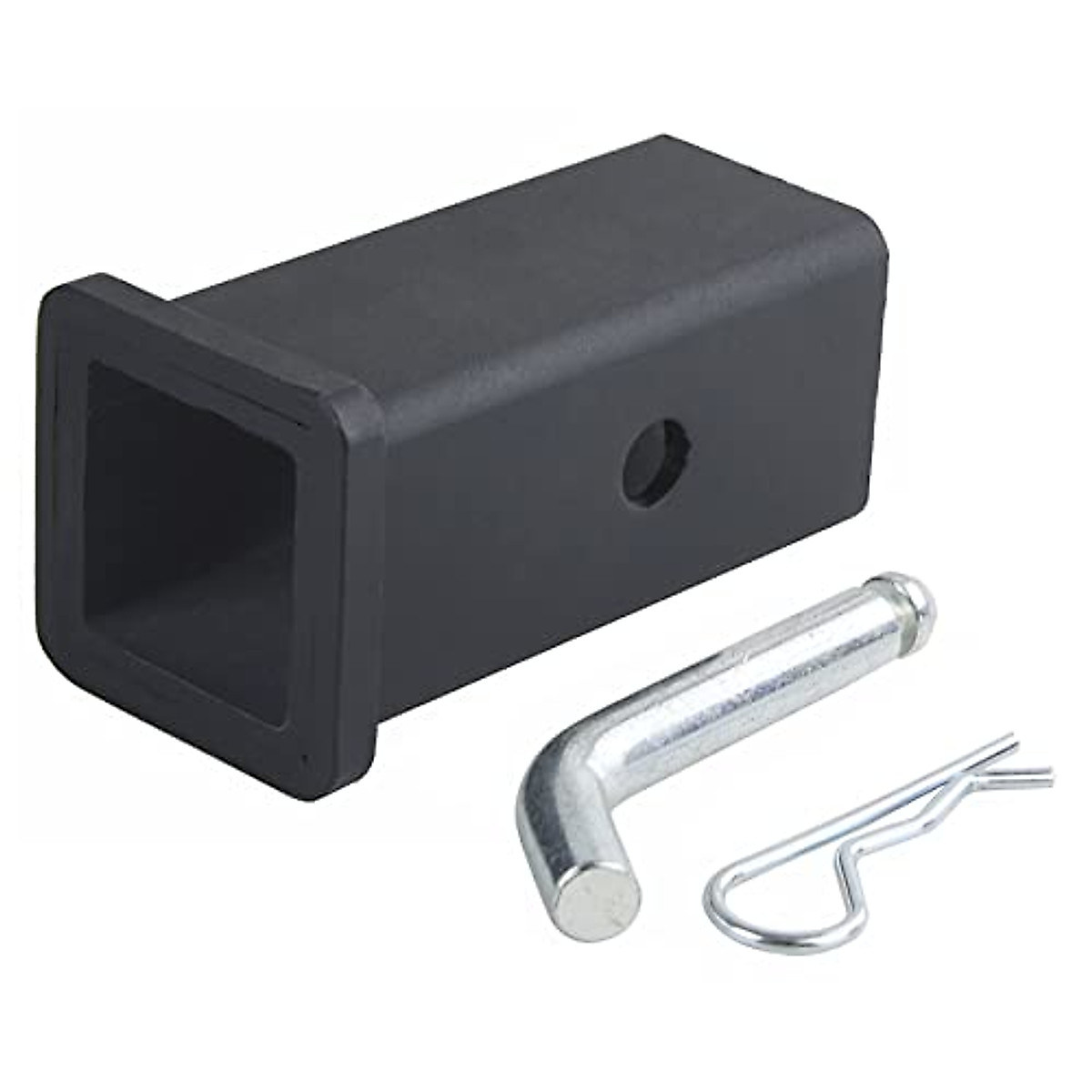 REYSUN 864028 Trailer Hitch Adapter Hitch Reducer Sleeve from 2-1/2 inch to 2 inch, with Hitch Pin and Clip